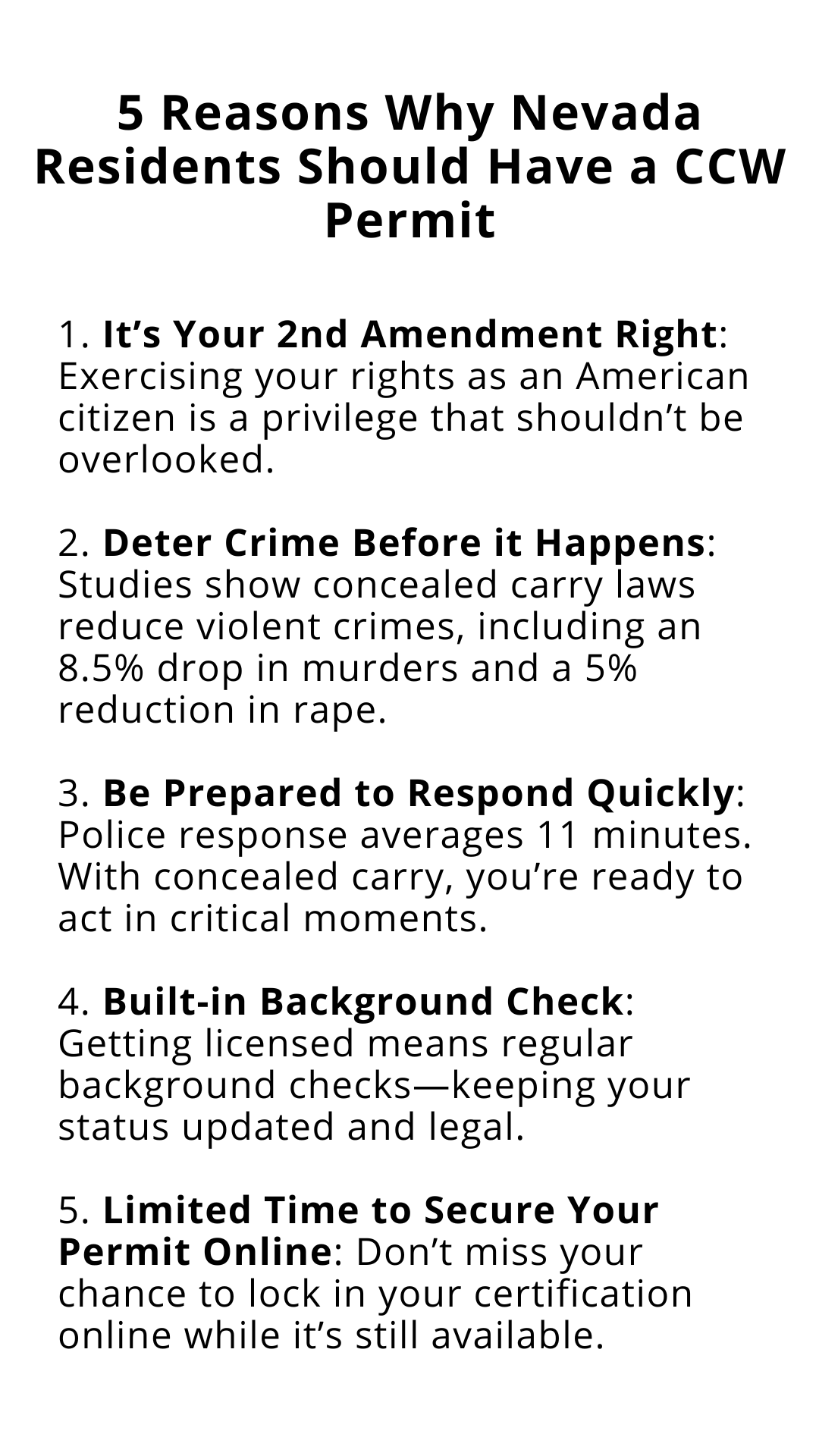 NEVADA CONCEALED – V1 – CCW Cert Training